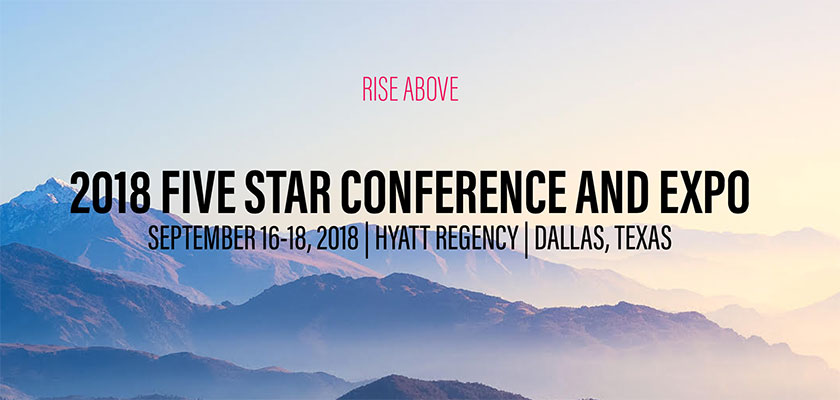 Upcoming Event: 2018 Five Star Conference Expo